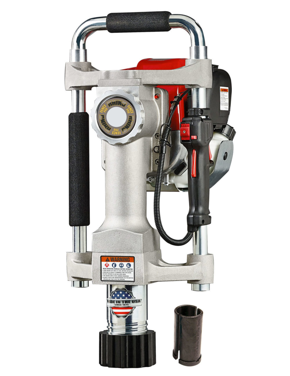 Rhino Tool Fence Pro Gas-Powered Post Driver with Minuteman Engine ...