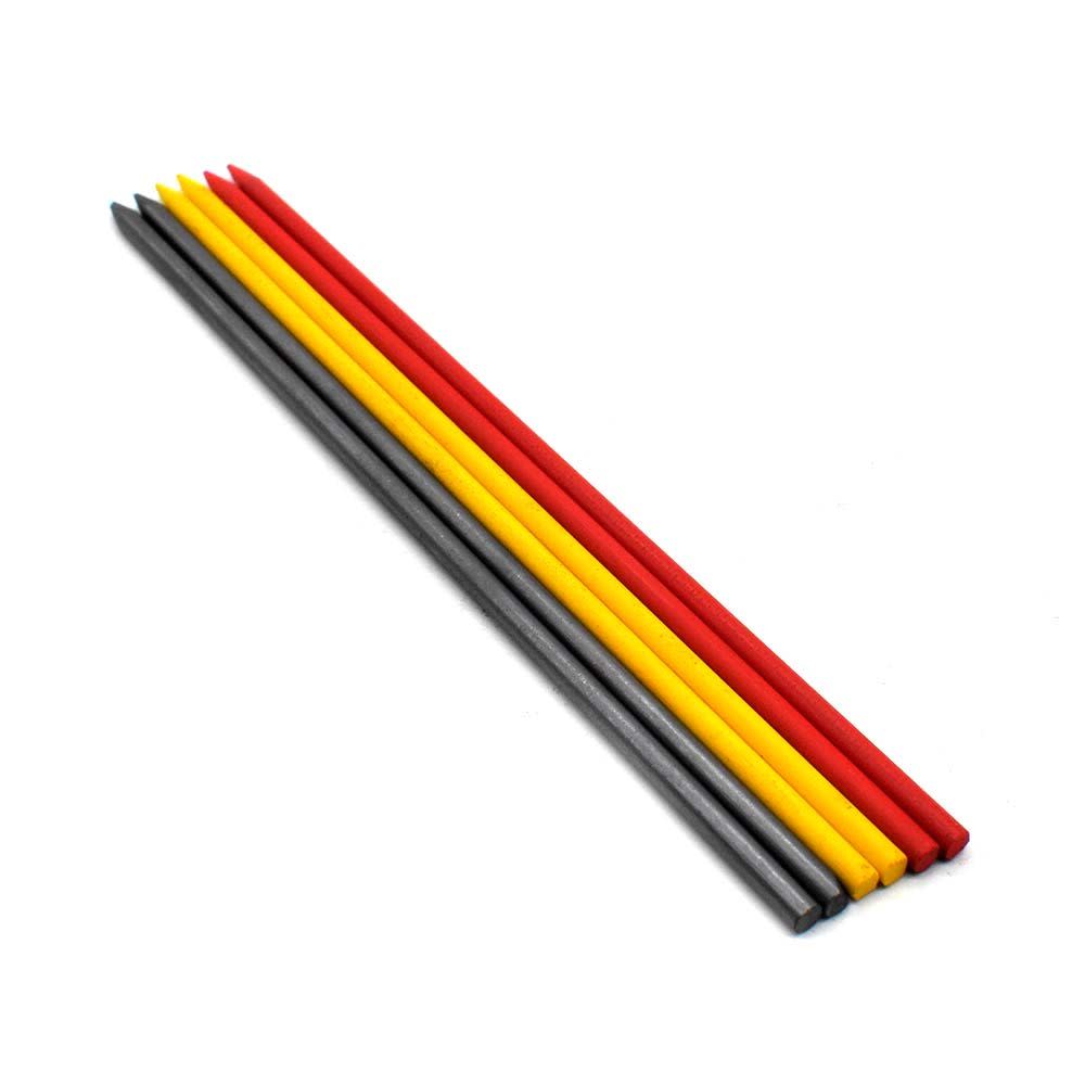 Big Horn Red/Black/Yellow Mechanical Carpenter Pencil's Refill 19848 ...