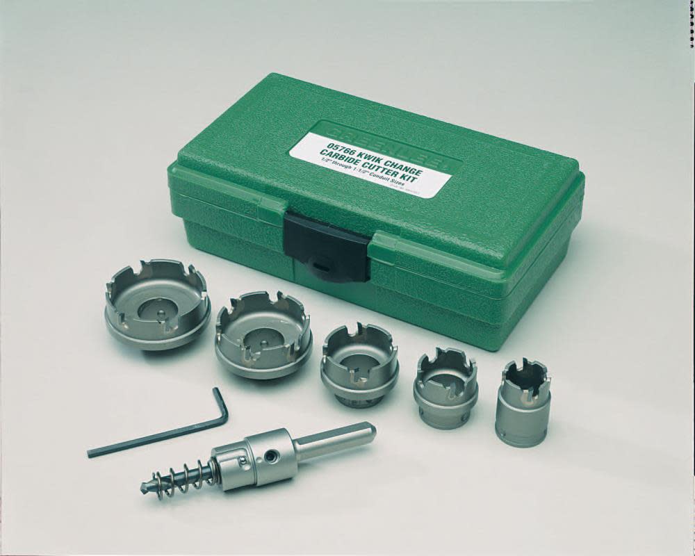 Greenlee 7-PC Carbide Hole Cutter Kit 660 from GREENLEE - Acme Tools