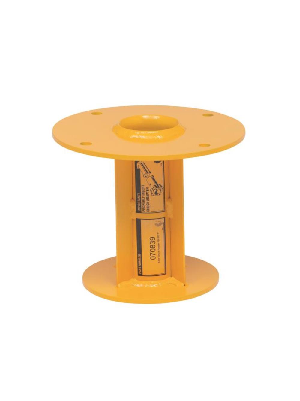 Rhino Tool 2-1/2 in Chuck Adapter - for Rhino PD-200 (requires 7 in ...