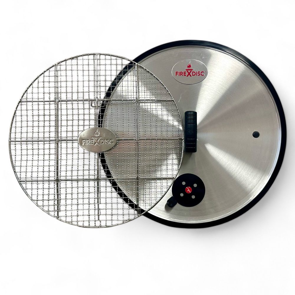Firedisc 20 Inch 215 Ultimate Flattop Lid with Flavor Seal and Grate Bundle TCGLID-215 - Acme Tools
