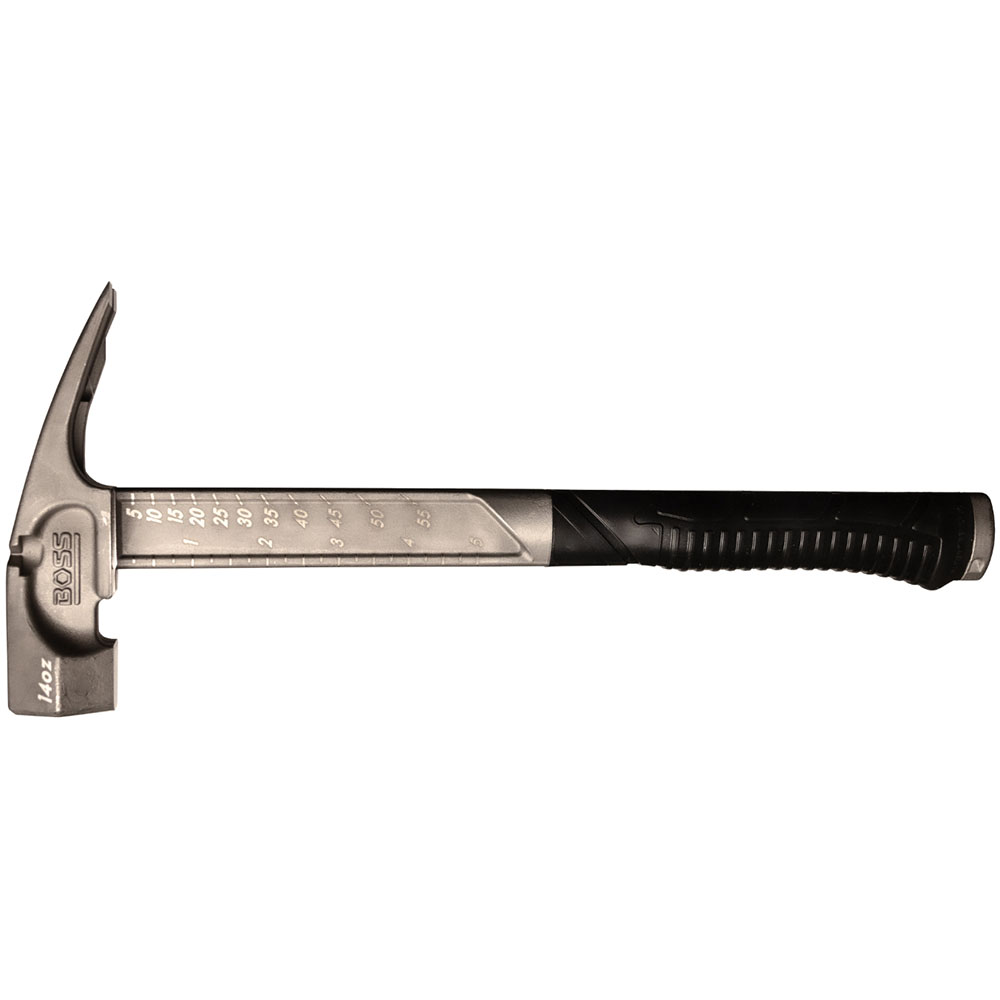 Boss Hammers 14oz Titanium Hammer Smooth BH14TIS - Acme Tools