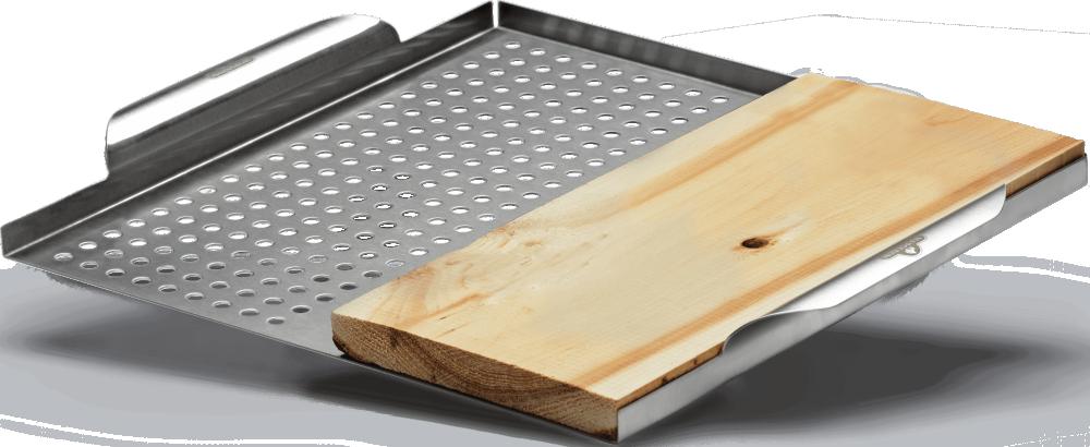 Napoleon Stainless Steel Multi-functional Topper with Cedar Plank 70026 ...