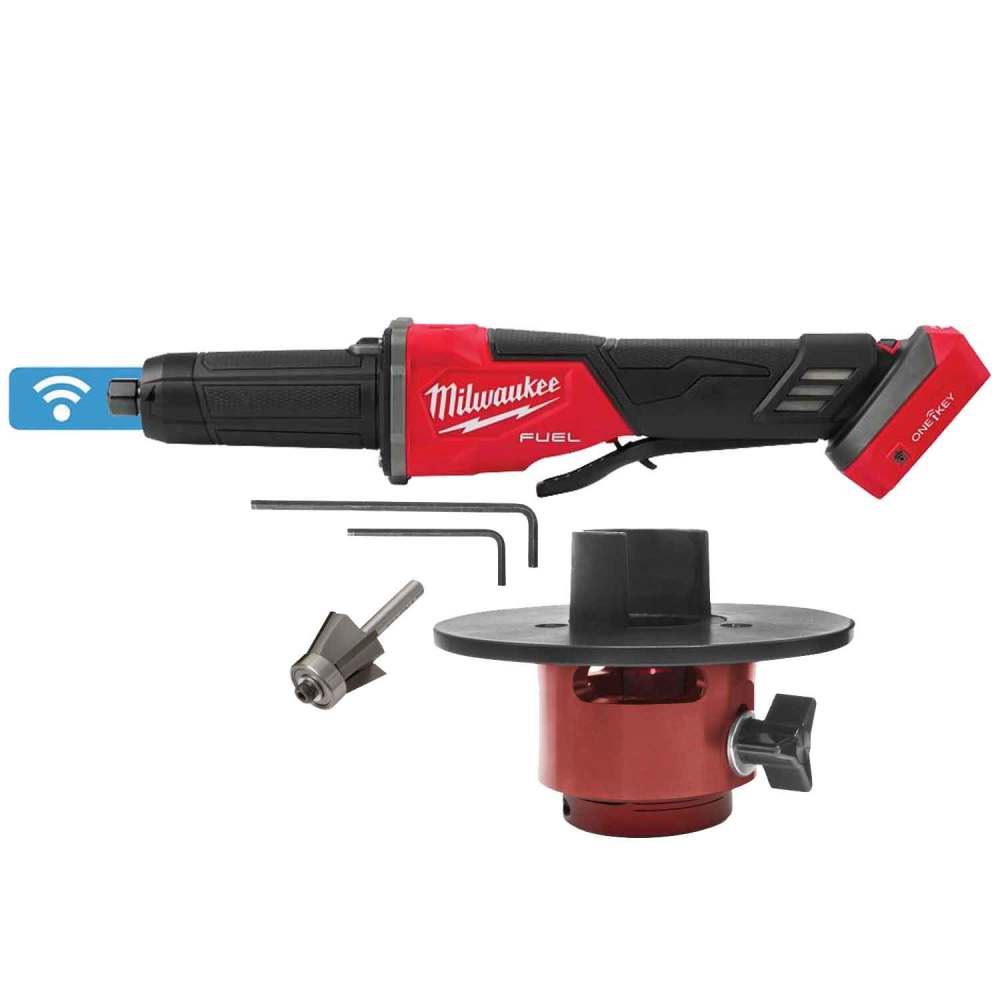 Reed Mfg Bevel Boss Pipe Beveler with Milwaukee 2984-20 Die Grinder and ...