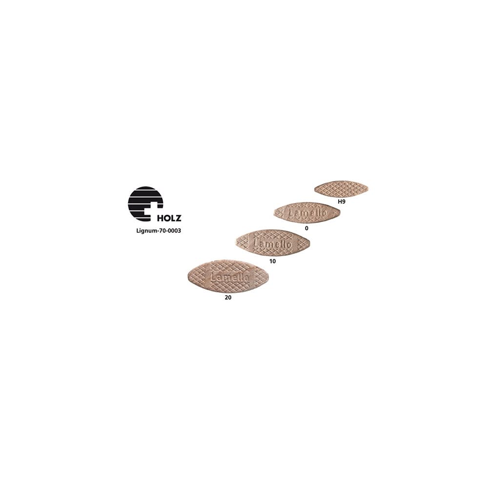 Lamello Size 20 Original Wooden Biscuits 1000ct 144020 - Acme Tools