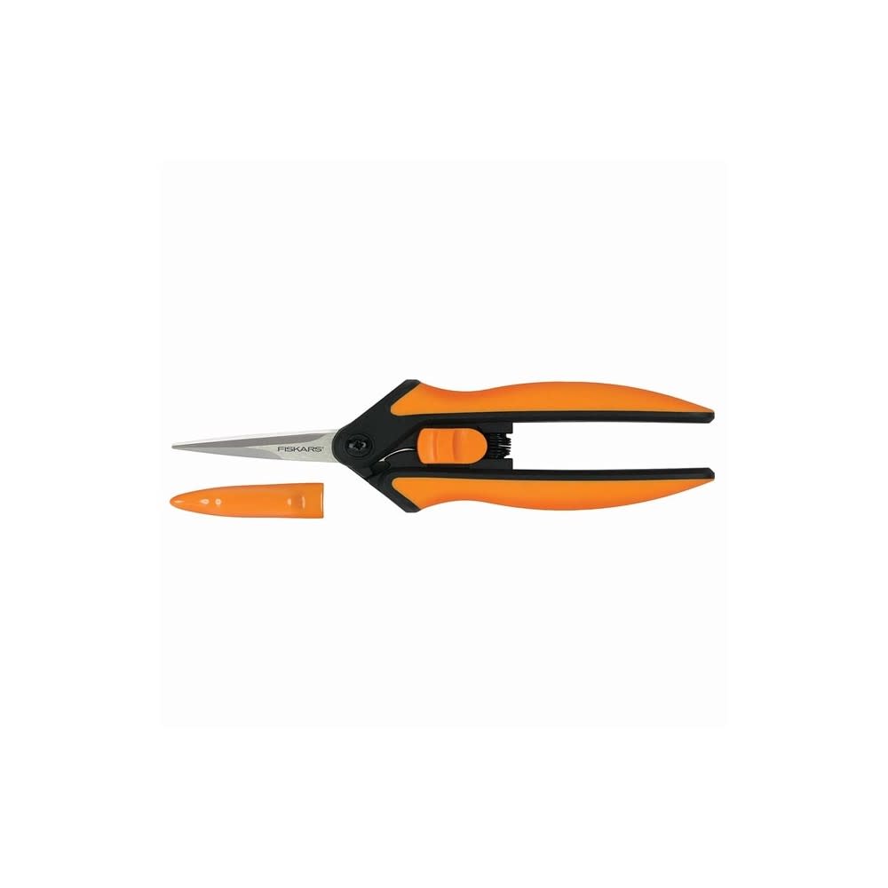 Fiskars Micro-Tip 6 Inch Stainless Steel Pruning Snip with Softgrip ...