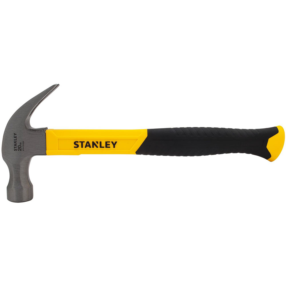 Stanley 20 oz Curve Claw Fiberglass Hammer STHT51539 - Acme Tools