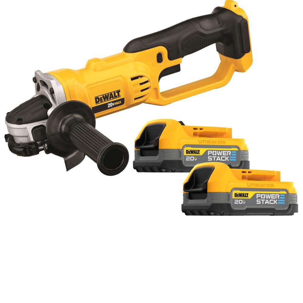 DEWALT 20V MAX Lithium Ion 4 1/2 Inch Cut-Off Tool Kit Bundle DCBP034-2 ...