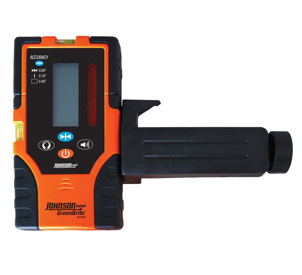 Johnson Level Two-Sided Laser Detector with Clamp for Green Beam ...