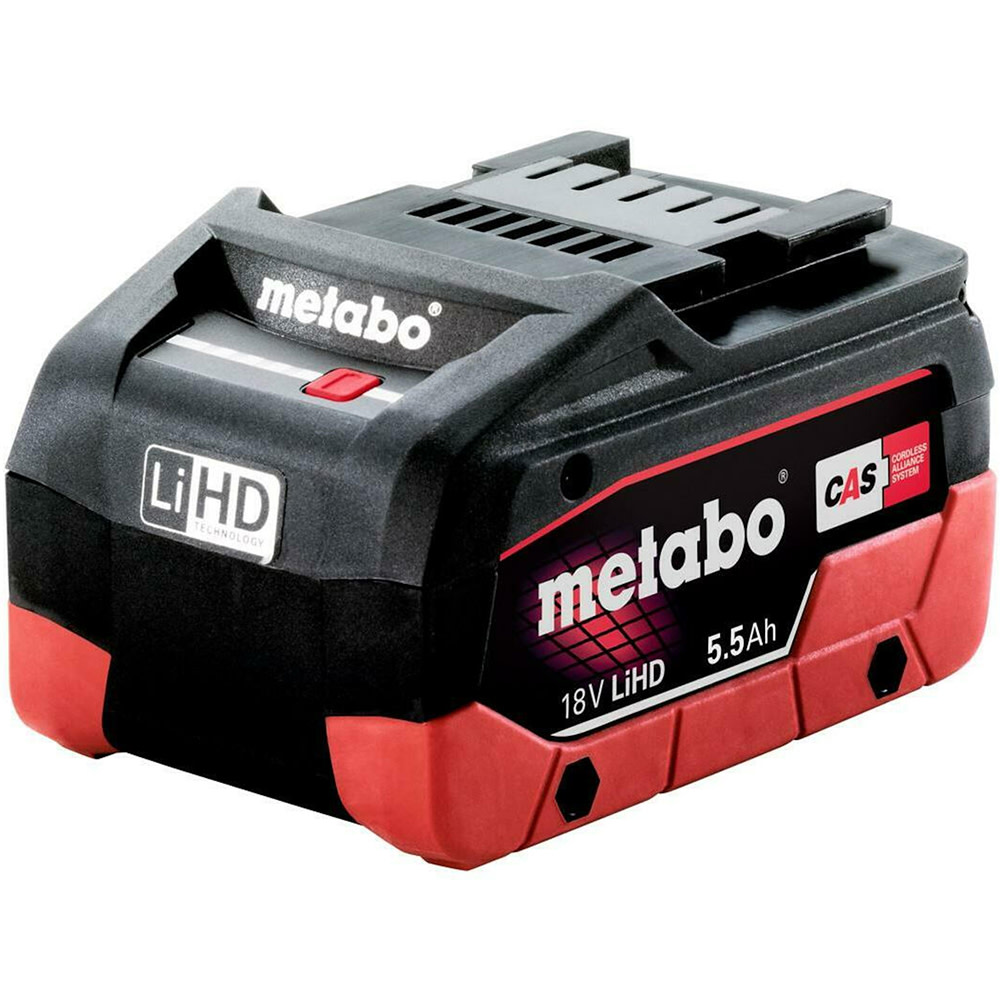 Metabo LiHD 18V 5.5Ah Lithium Ion Power Tool Battery Pack with Fuel ...