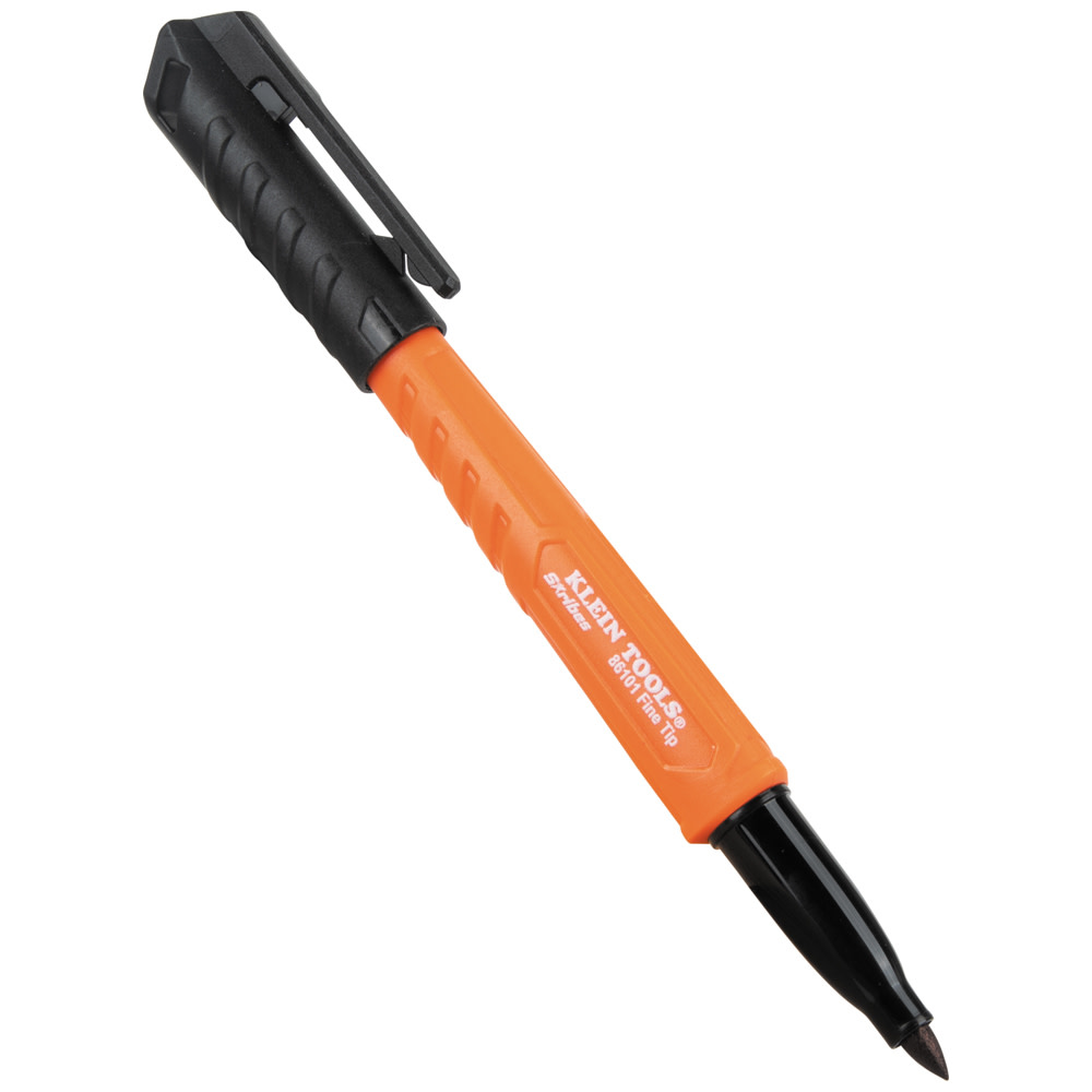 Klein Tools Skribes Fine Tip Permanent Marker, Black, 1-Pack 86101 ...