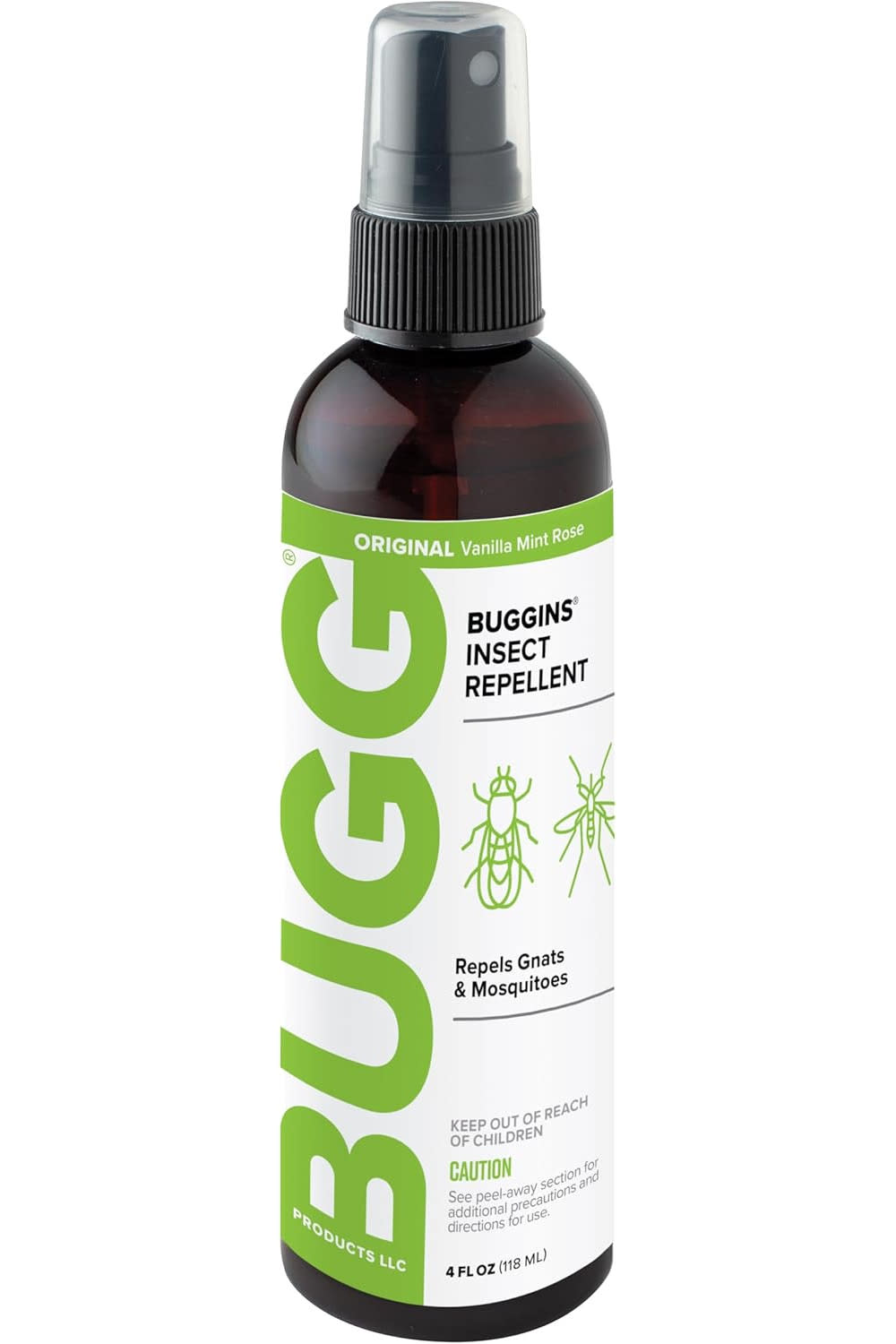 Buggins 4 Oz Pump Spray Original Gnat and Mosquito Insect Repellent ...