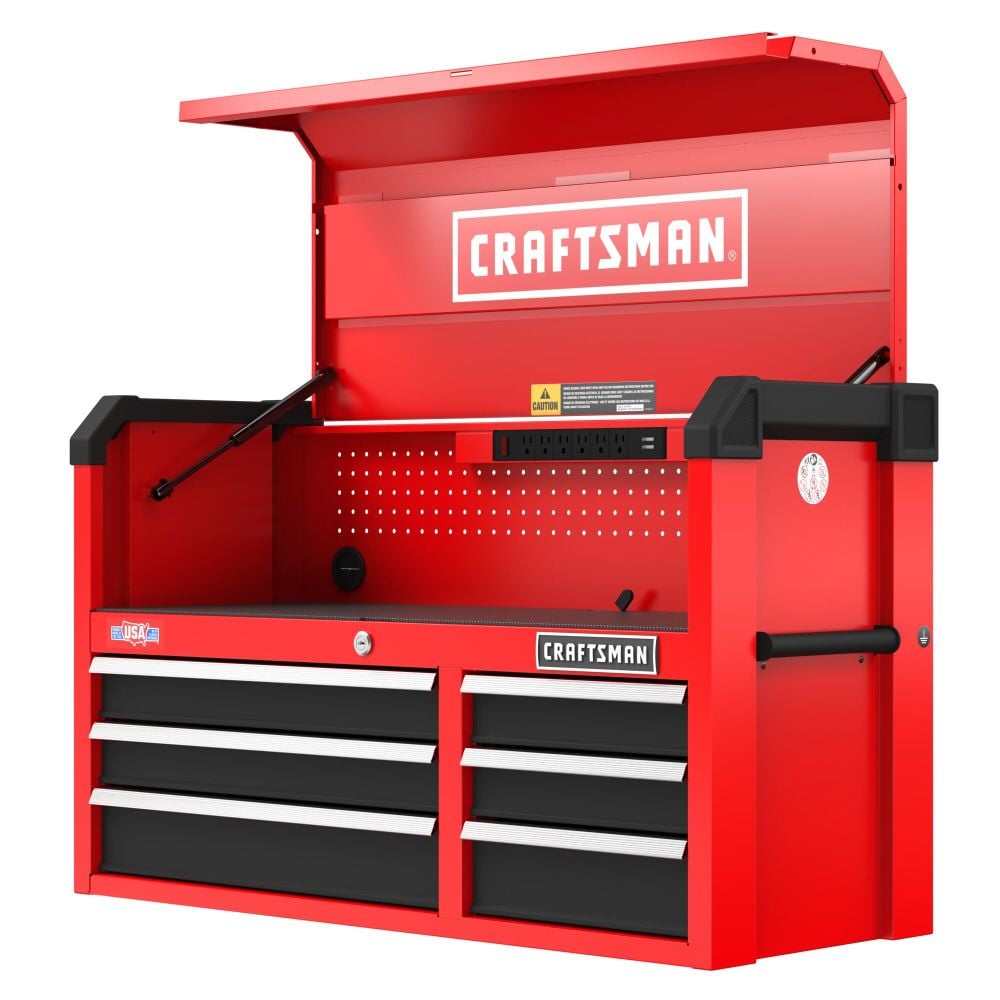 CRAFTSMAN S2000 41 Inch 6-Drawer Tool Chest, Red CMST98269RB - Acme Tools