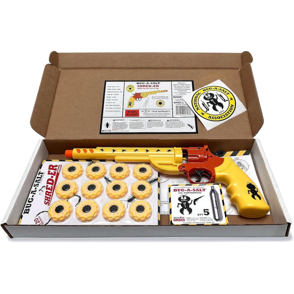 Bug-A-Salt Single Trigger Insect Repellent Device Starter Kit SHRED-ER ...