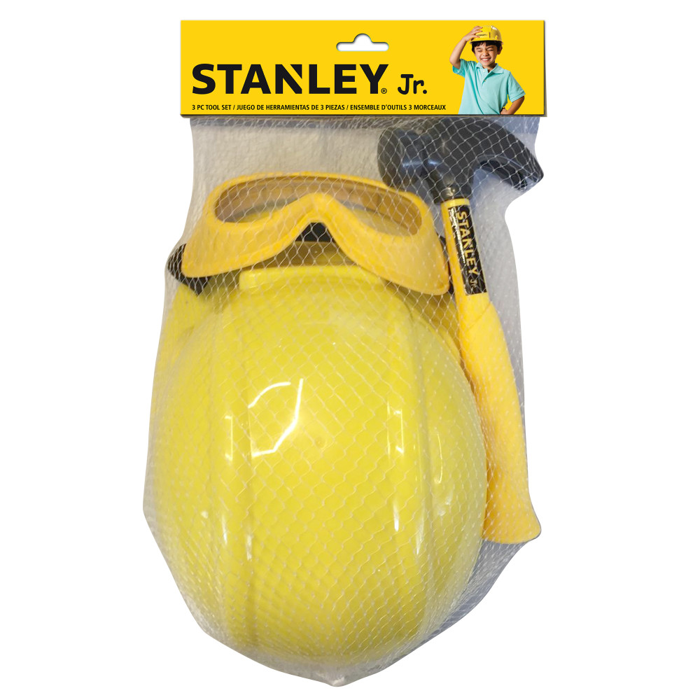 Stanley Jr ABS Plastic Kids Role Play Tool Set 3pc RP012-03-SY from ...