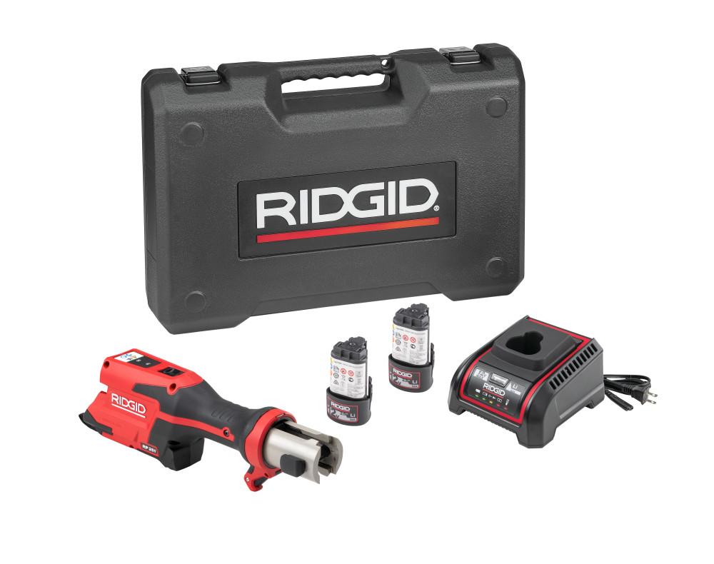 Ridgid RP 251 Press Tool Battery Kit (No Jaws) 78178 - Acme Tools