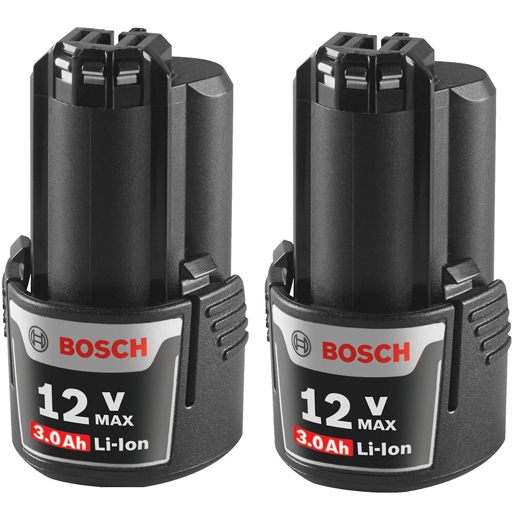 Bosch 12V Max 12V 2Ah Lithium Ion Power Tool Battery Pack BAT414-2PK ...