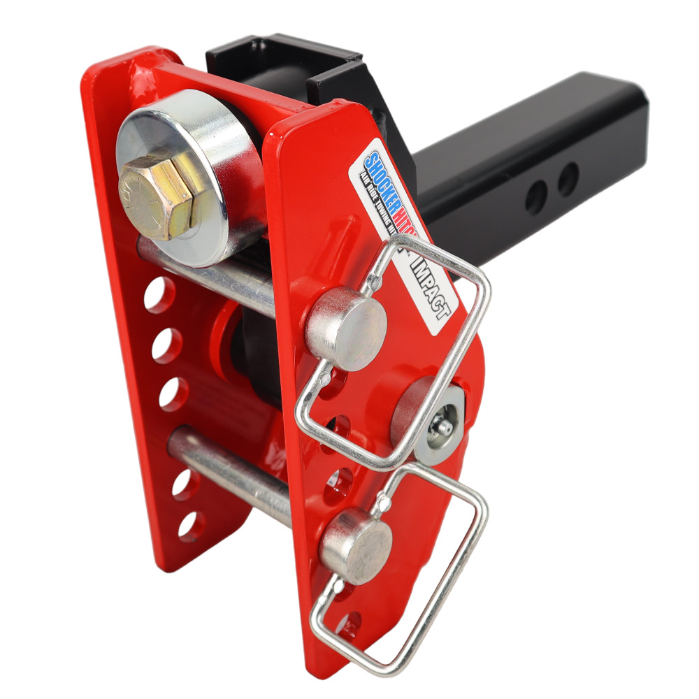 Shocker Hitch Impact 12K 2 Inch Cushion Hitch Base Frame with 2 D ...