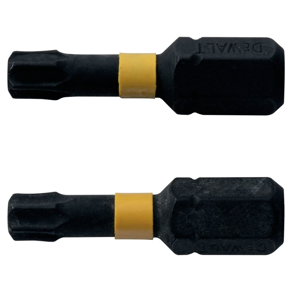 DEWALT 1In Torx T25 Impact Ready 2 Pack DWA1TX25IR2 - Acme Tools