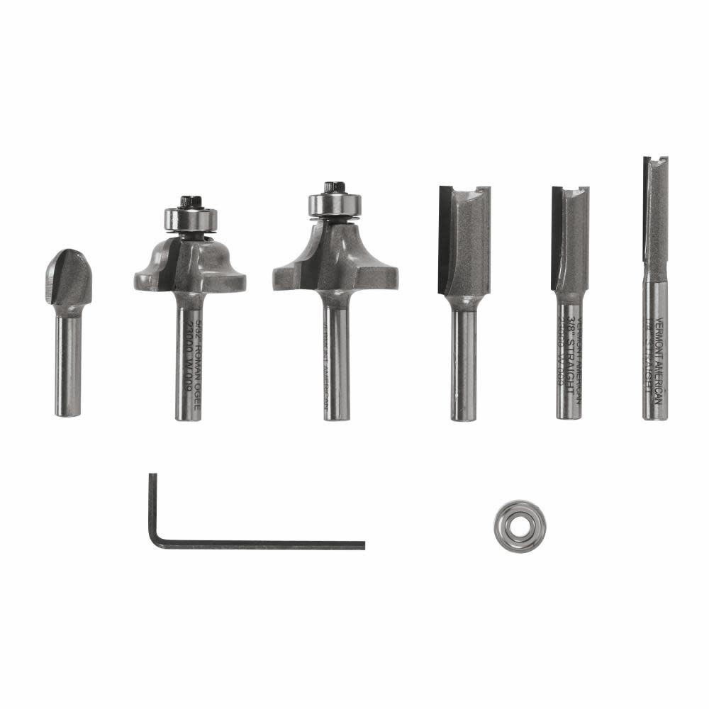 Vermont American Router Bit Set 6pc 23000B - Acme Tools
