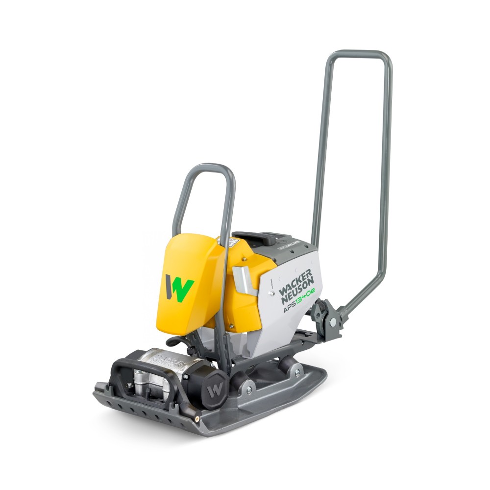 Wacker Neuson APS1340WE Battery Vibratory Plate with 2 BOB10 Batteries ...
