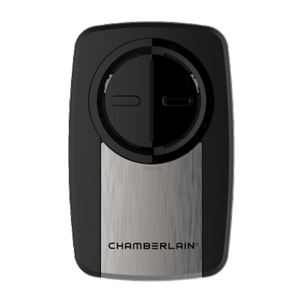 Chamberlain Universal Clicker 2 Button Garage Door Remote Stainless ...