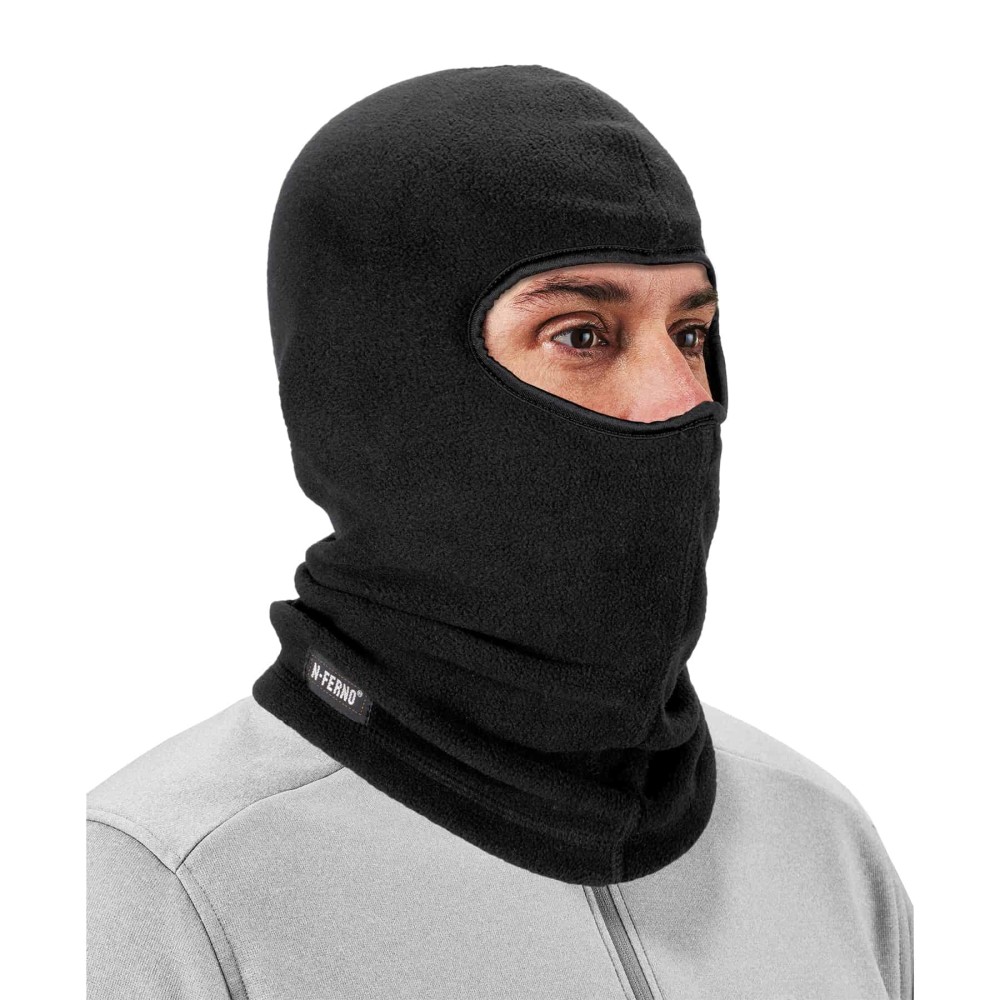 Ergodyne 6821 Black Balaclava Face Mask - Fleece 16821 - Acme Tools