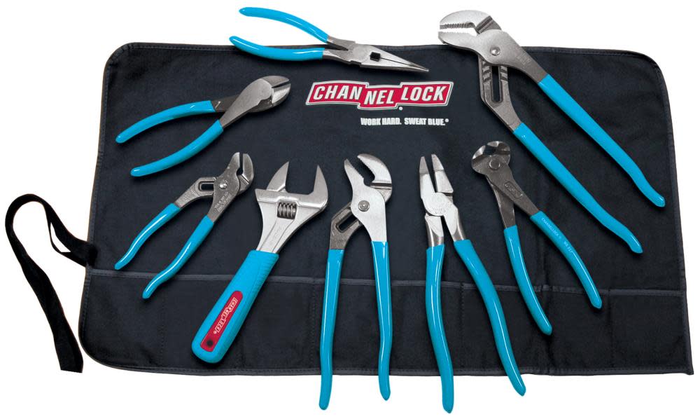 Channellock 8pc Professional Tool Set TOOL ROLL-8 - Acme Tools
