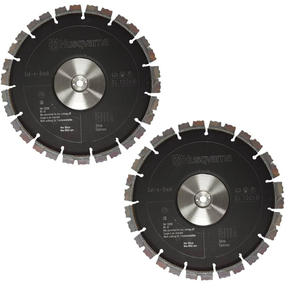 Husqvarna Construction EL 10 CnB 9 Inch Gold Segmented Rim Cut-n-Break ...