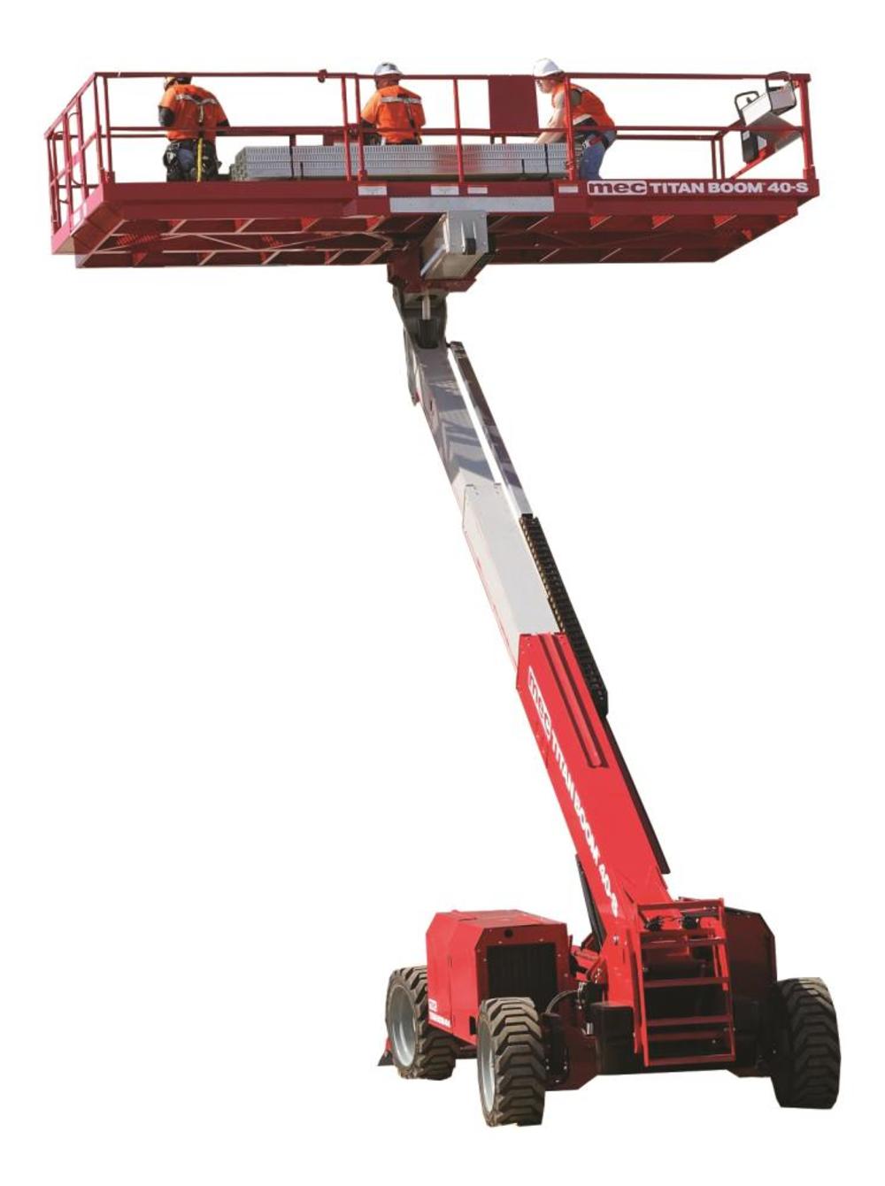 mec 40 Ft. Titan Boom Ultra Deck Self-Propelled Diesel Boom Lift TITAN ...