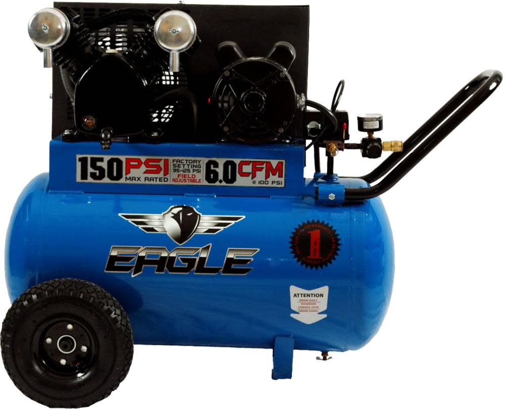 Eagle Compressor 20 Gallon Portable Electric Air Compressor P3120H1 ...