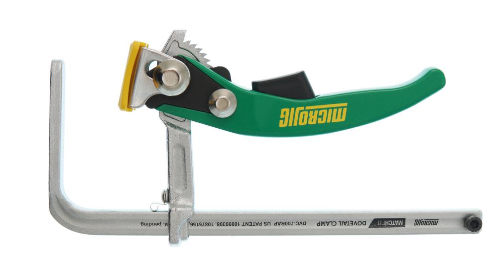 Microjig MATCHFIT Dovetail Ratchet Clamp AP DVC-700RAP - Acme Tools
