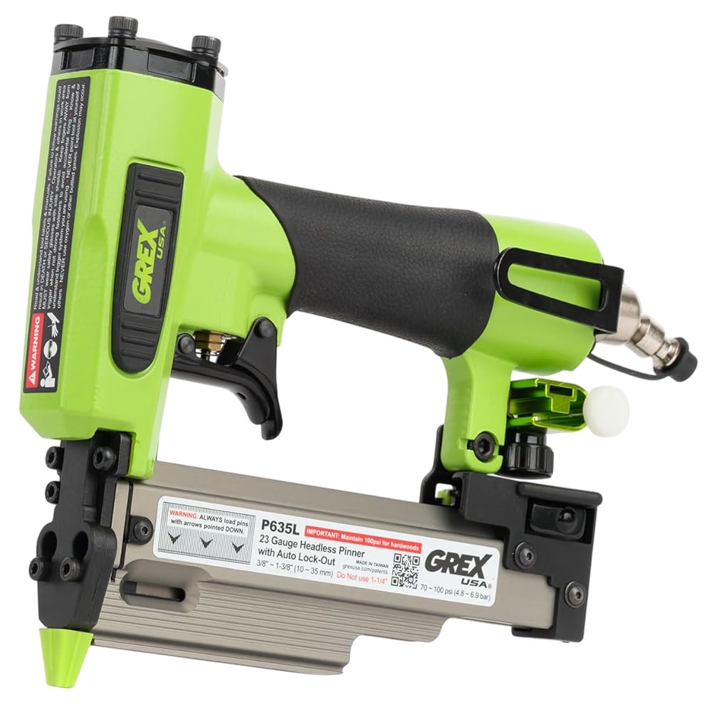 Grex Power Tools 23 Gauge 1 3/8 Inch Length Headless Pinner P635L ...