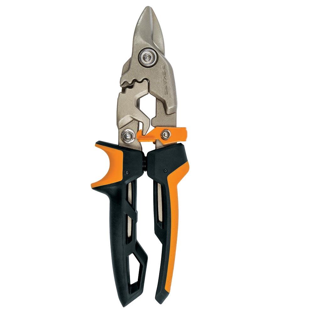 Fiskars PRO PowerGear Aviation Snips (Bulldog Cut) 710650 - Acme Tools