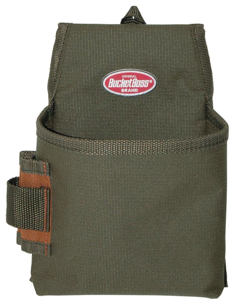 Bucket Boss Fastener Pouch with FlapFit 54160 - Acme Tools