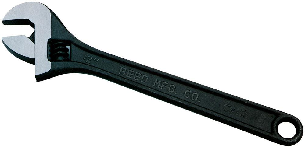 Reed Mfg Adjustable Wrench, Blackened 12 Inch CWB12 02215 - Acme Tools