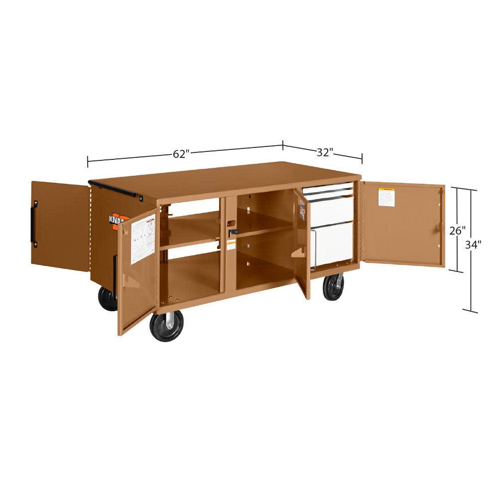 Knaack War Wagon Rolling Work Bench 62 Acme Tools