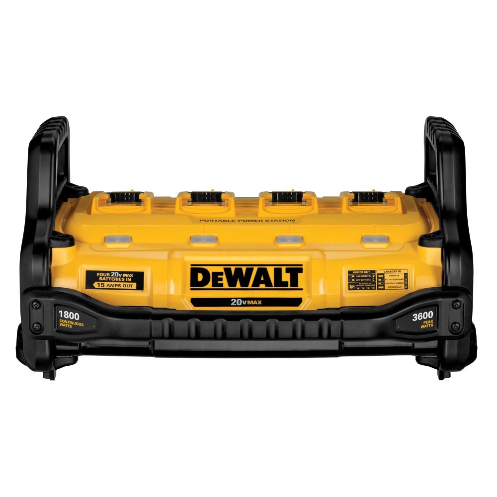 DEWALT 3,600 Watt Portable Power Station and Simultaneous Battery ...