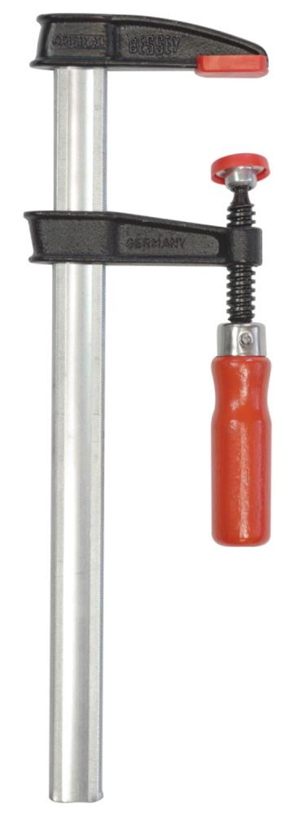 Bessey 12 Inch Capacity 2-1/2 Inch Throat Depth Bar Clamp with Wood ...