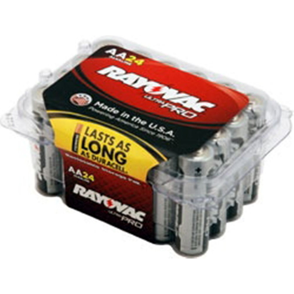 Rayovac Industrial Alkaline AA Battery 24 Pack Industrial Alkaline AA ...