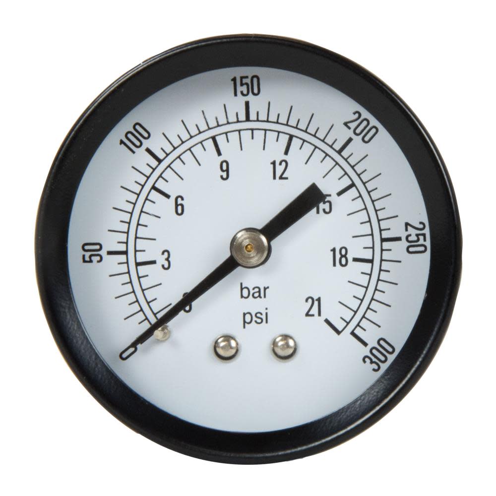 Powermate 300 psi Pressure Gauge 032-0024RP - Acme Tools