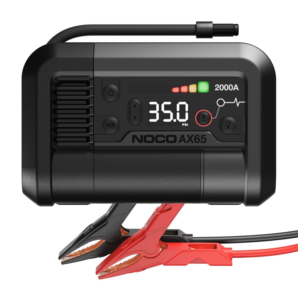 Noco 35 Psi Lithium-Powered Portable Air Compressor with Jump Starter ...