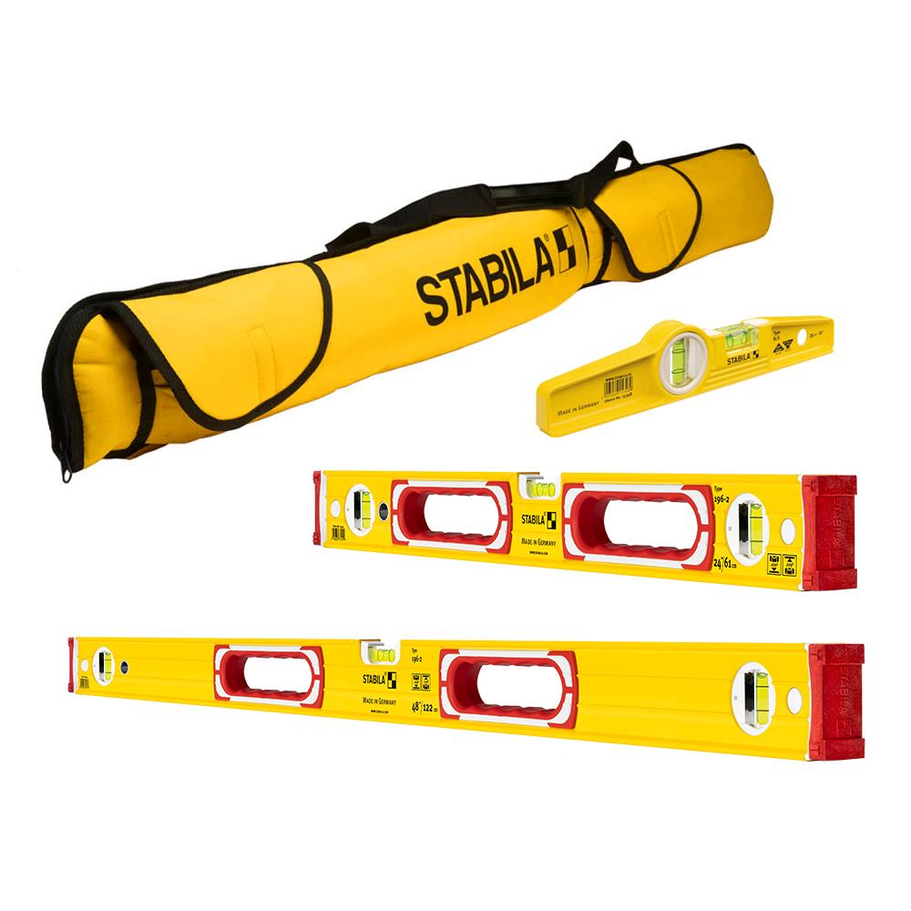 Stabila Classic 3 Level Tool Set Type 196 48375 - Acme Tools