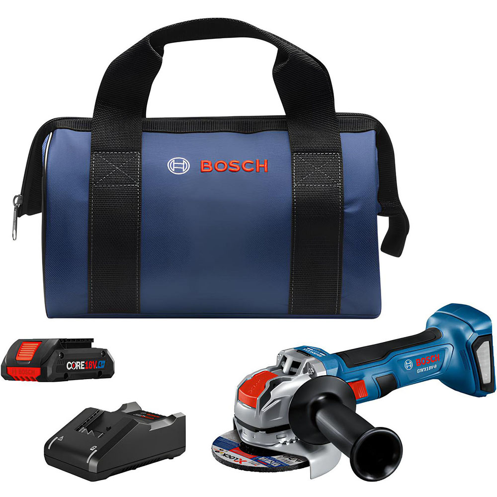 Bosch 18V X-LOCK 4 1/2in Angle Grinder Kit GWX18V-8B15 - Acme Tools