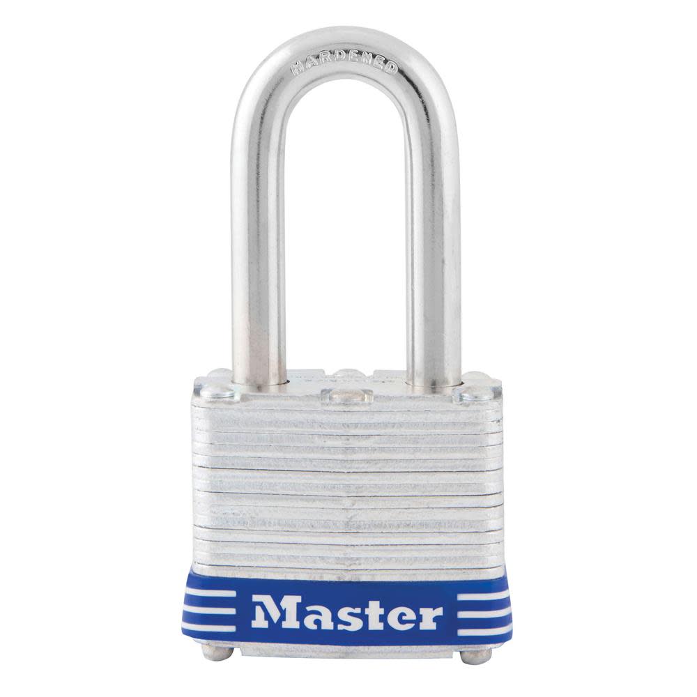Master Lock 1-9/16 in (40mm) Wide Laminated Steel Pin Tumbler Padlock ...