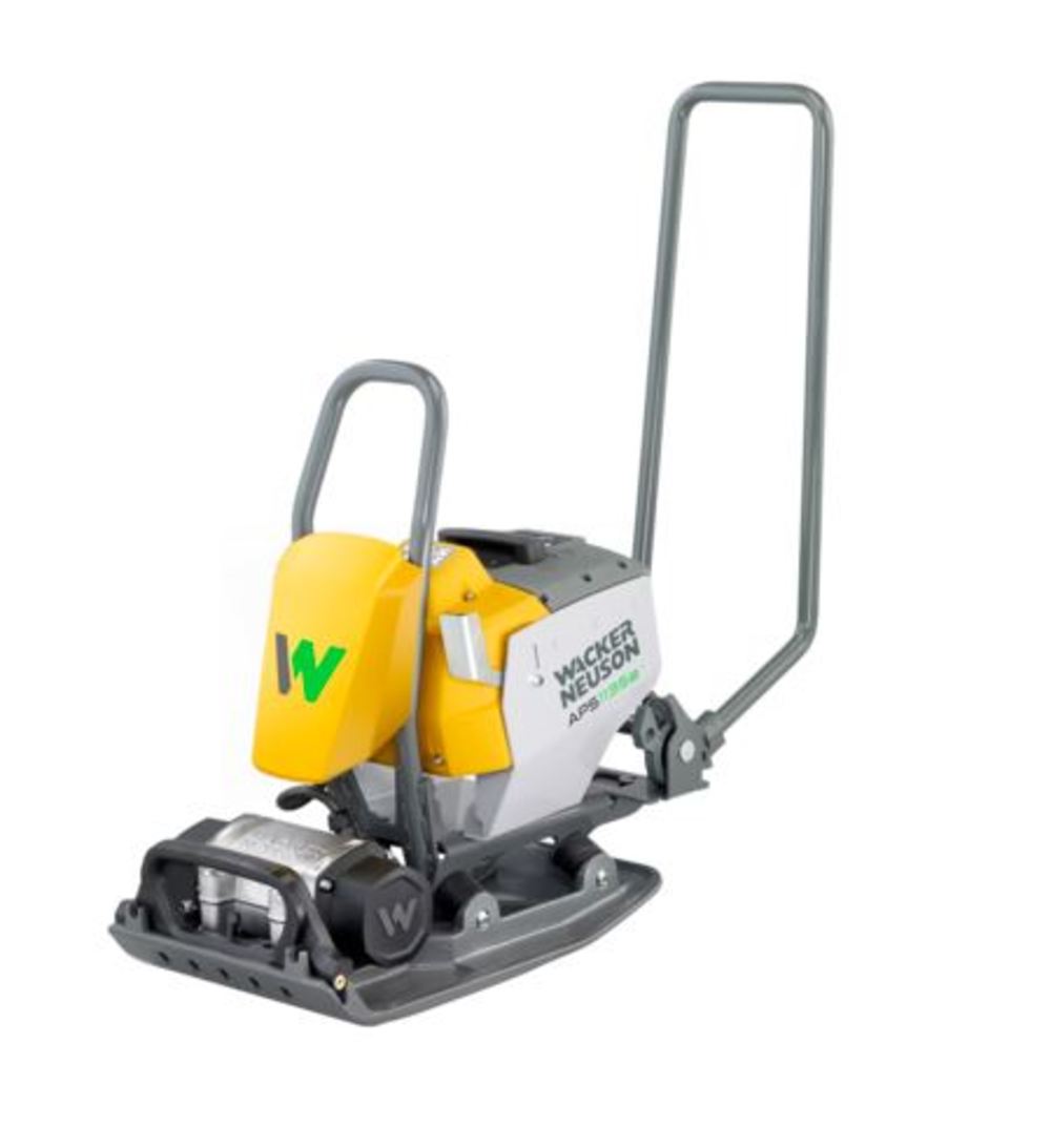 Wacker Neuson APS1135E Battery Vibratory Plate with 2 BOB10 Batteries ...