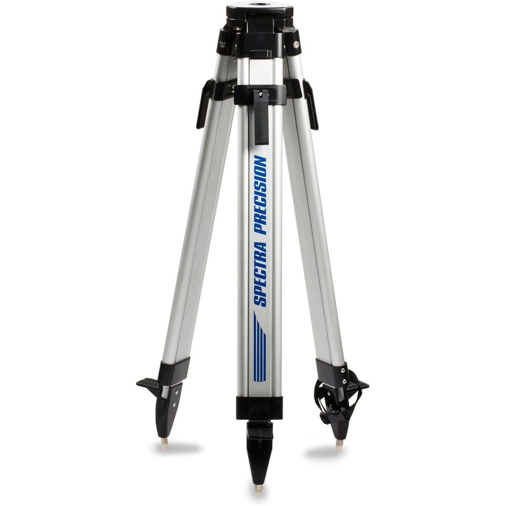 Spectra Precision Flat Head Medium-Duty Aluminum Tripod for Rotary ...