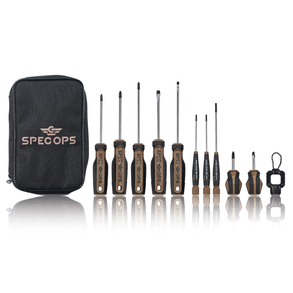 Spec Ops Screwdriver Set with Case 10pc SPEC-S-10PK - Acme Tools