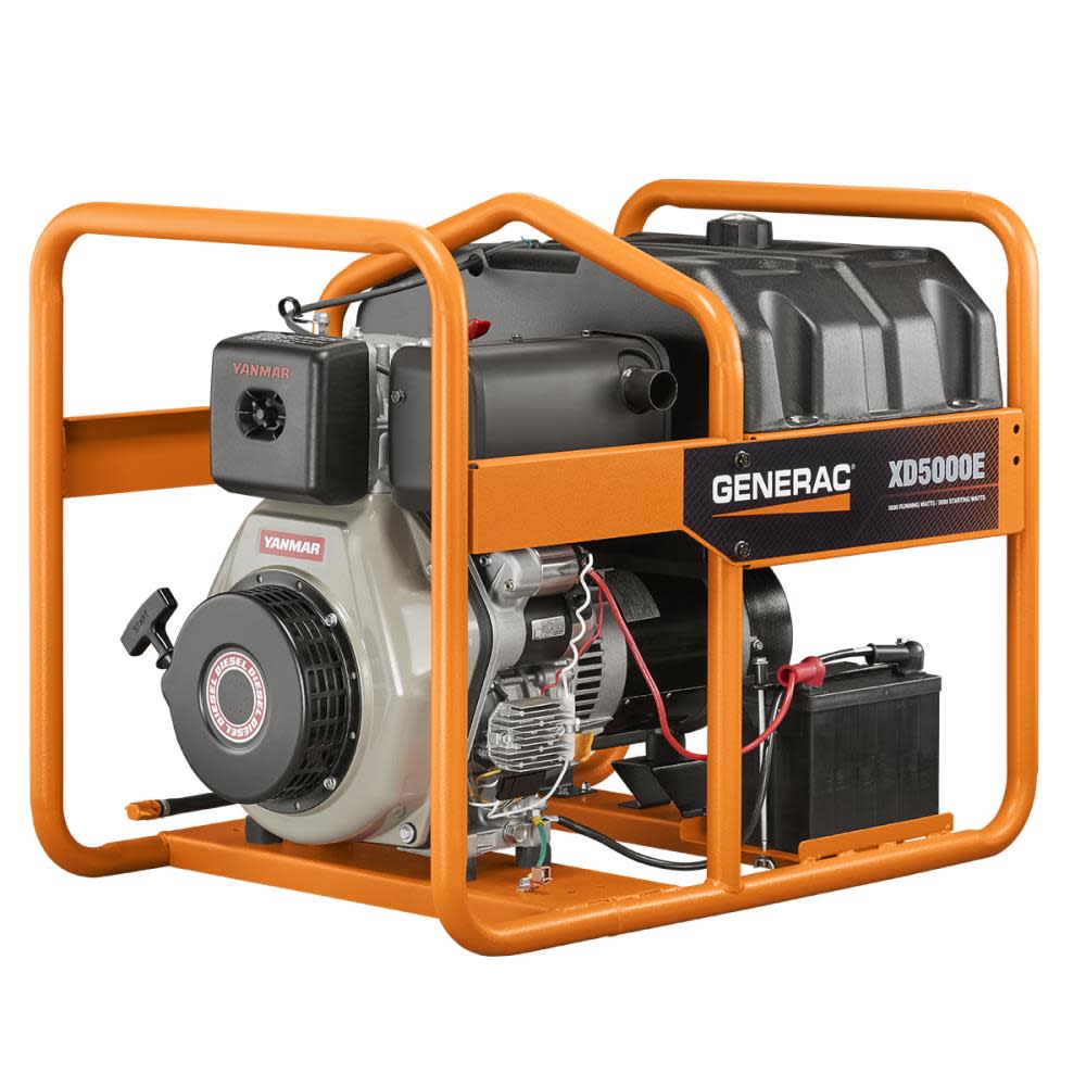 Generac Xd 5000-Running-Watt Portable Generator with Engine 6864 - Acme ...