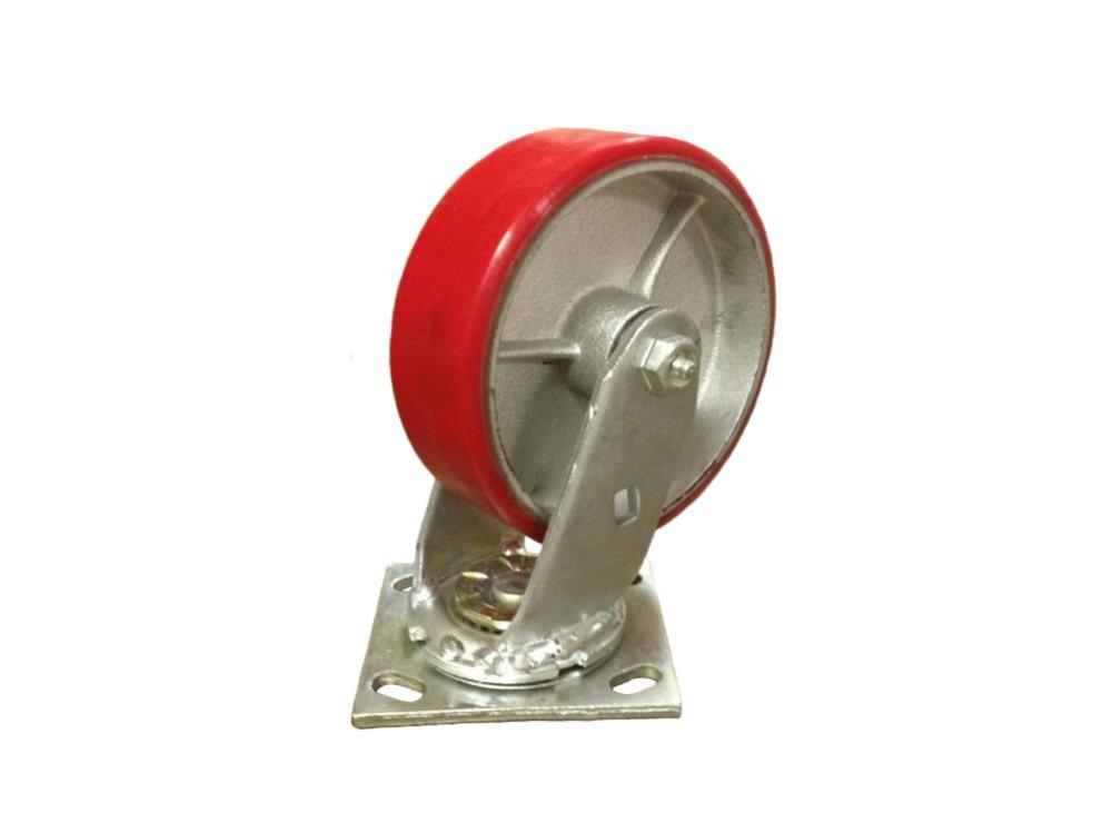 EZ Roll Casters Polyurethane On Steel Caster EZ-0820-MOP-S - Acme Tools